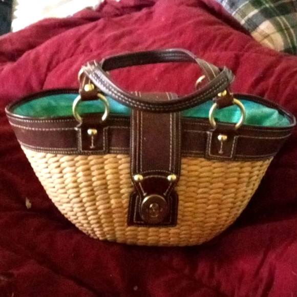Coach | Bags | Coach Straw Basket Purse | Poshmark